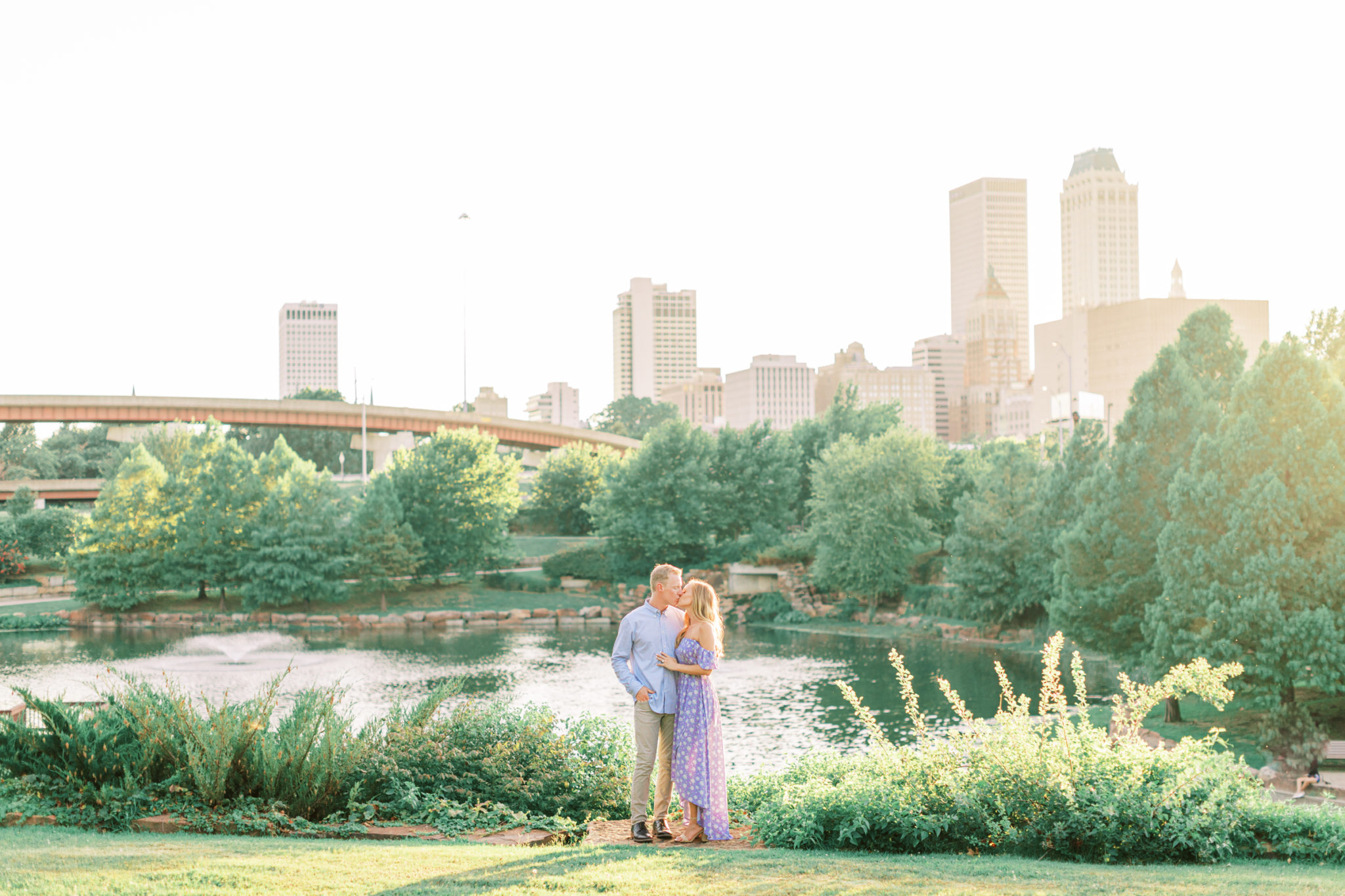 Downtown Tulsa Engagement Photos // Emily + Gibson - Megan Kay Photography